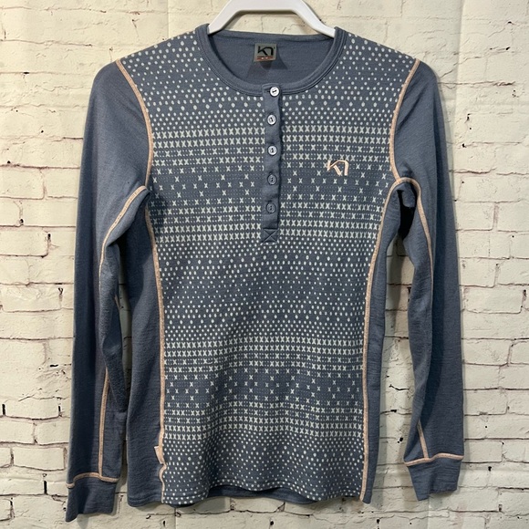 Kari Traa | Tops | Kari Traa Merino Wool Shirt Base Layer Top Women ...